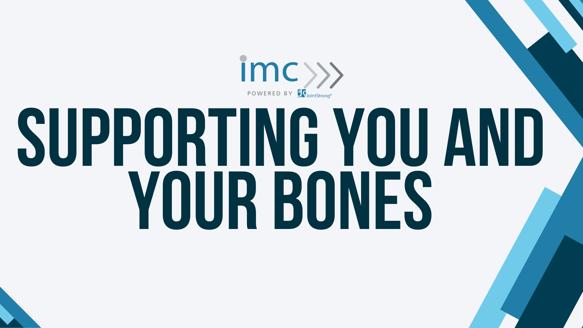 Supporting You And Your Bones - IMC | Integrated Musculoskeletal Care ...